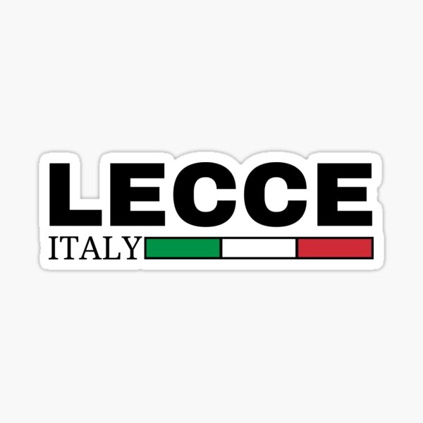 "Lecce Italian Flag" Sticker for Sale by Travelers Verse | Redbubble