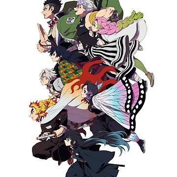 "Demon Slayer - Hashira" Sticker for Sale by HelenArias | Redbubble