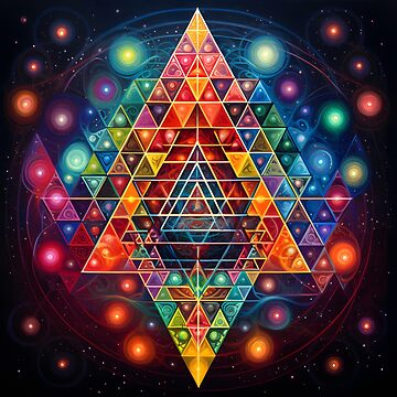 "Hyperspace Psychedelic Sacred Geometry" Poster for Sale by Beyond-The ...