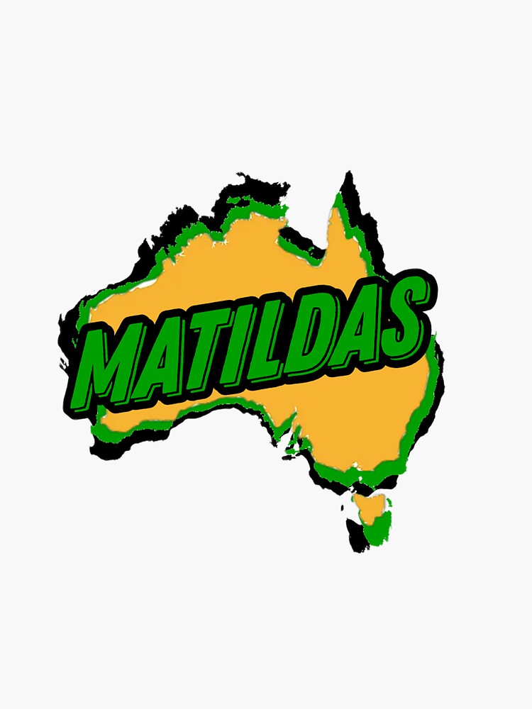 "Matildas" Sticker for Sale by pelshop | Redbubble