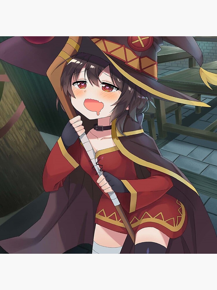 "Megumin - Konosuba" Throw Pillow by Xyrex | Redbubble