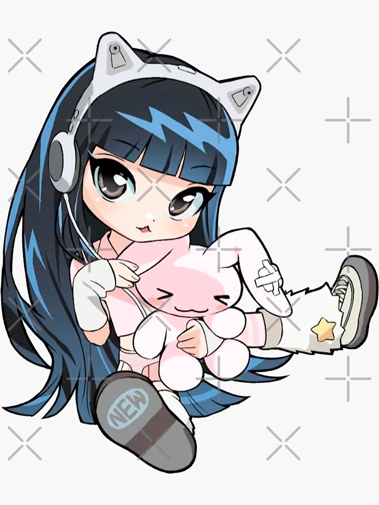 "New Jeans Danielle Chibi Anime Drawing" Sticker by 2Kiddo | Redbubble