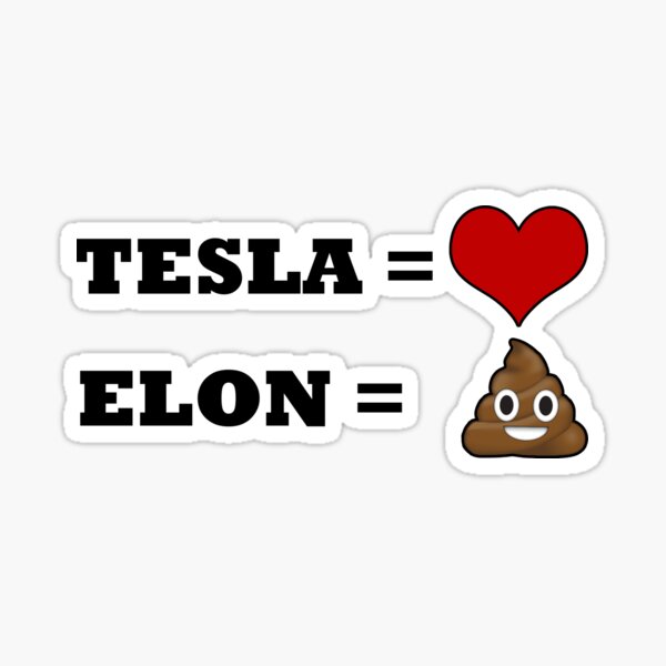 "Tesla Bumper Sticker" Sticker for Sale by CaptTaters | Redbubble