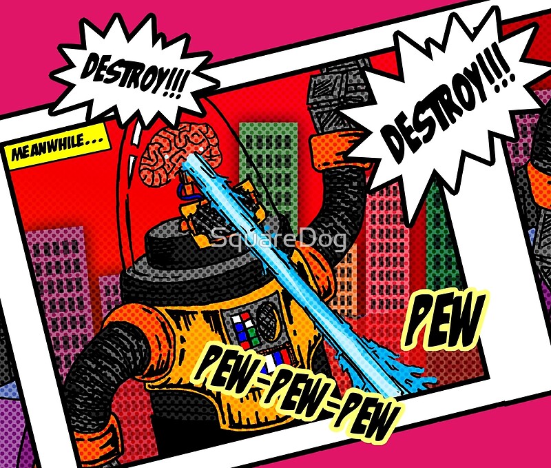 "PEW-PEW-PEW" by Peter Gilmore | Redbubble