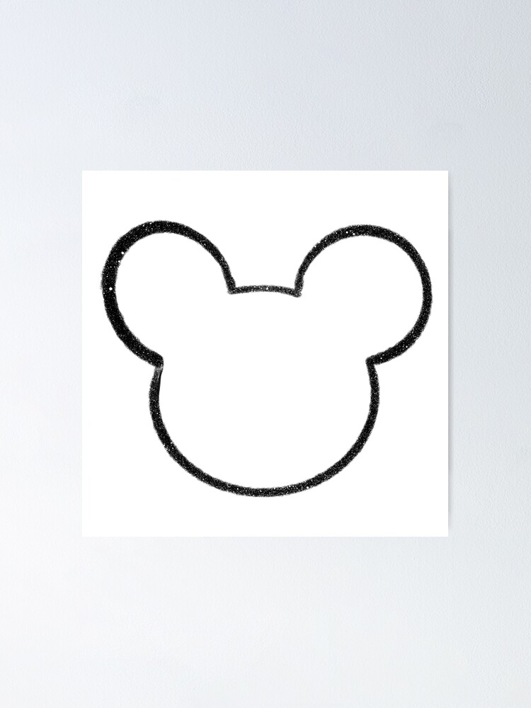 Mickey Mouse Outline Head