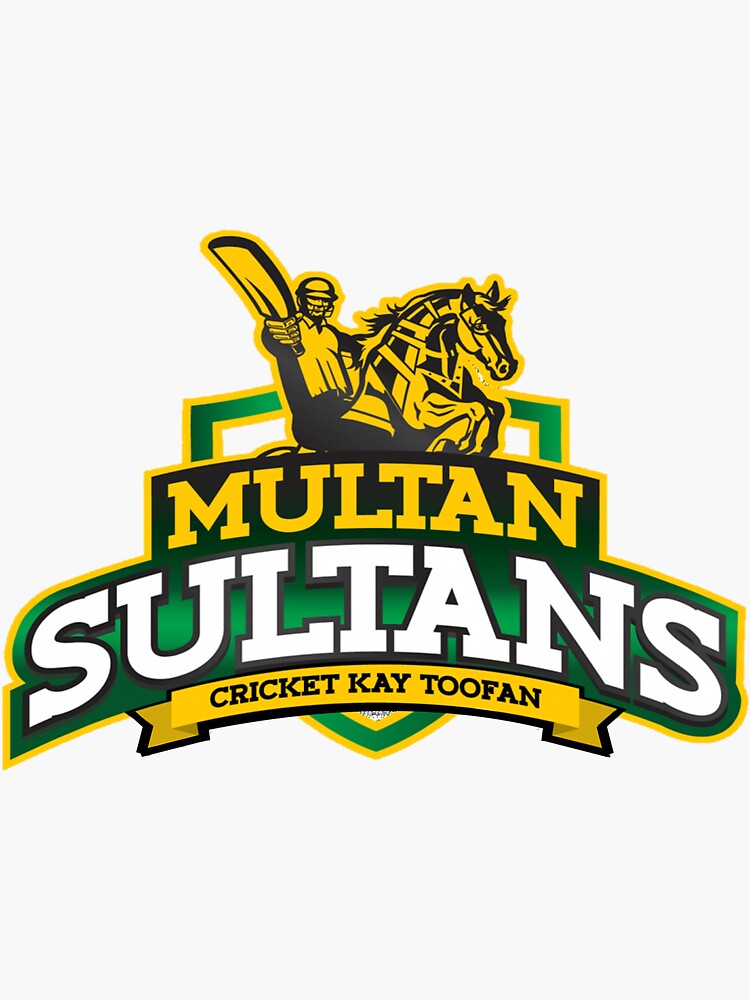 "Multan Sultans Cricket Team logo" Sticker for Sale by fizana | Redbubble
