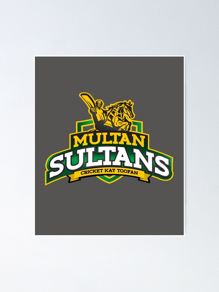 "Multan Sultans Cricket Team logo" Poster for Sale by fizana | Redbubble
