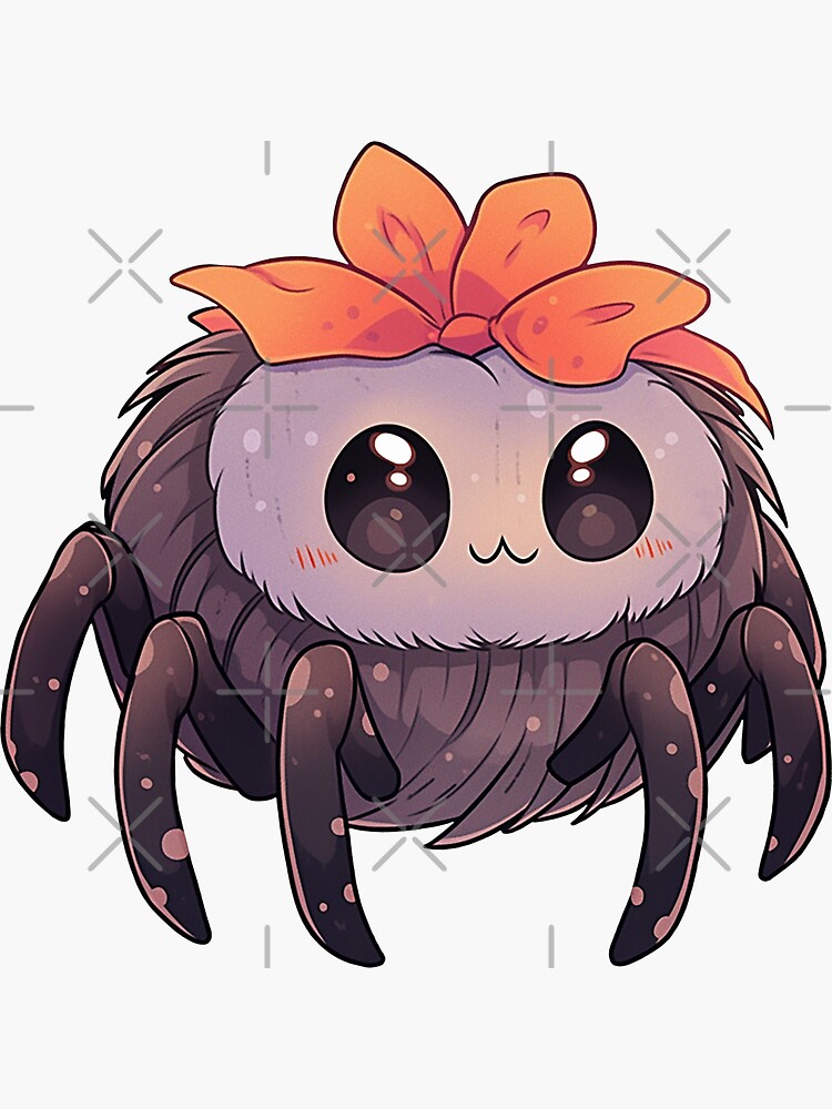 "Cute Chibi Spider" Sticker for Sale by A-Artistries | Redbubble