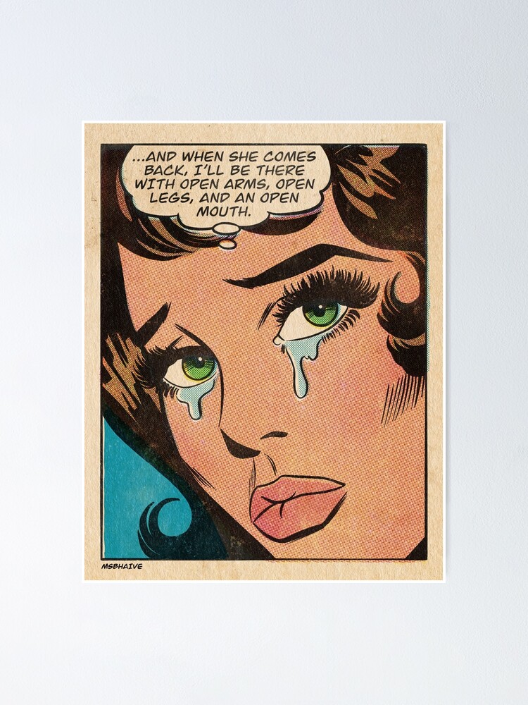 "When she comes back" Poster for Sale by Msbhaiive | Redbubble