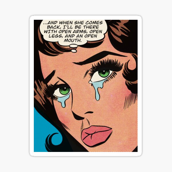 "When she comes back" Sticker for Sale by Msbhaiive | Redbubble