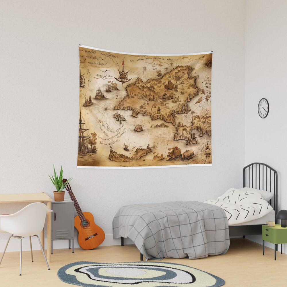 "treasure hunt map" Poster by FethiC | Redbubble