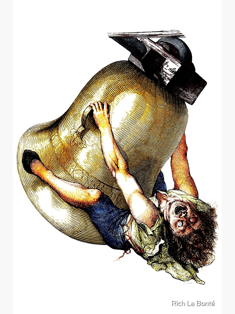 "Quasimodo Riding The Great Bell" Poster for Sale by Rich La Bonté ...