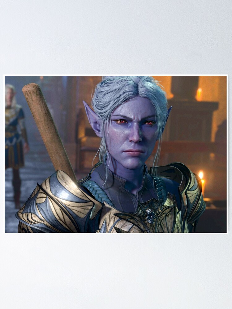 "Minthara the Drow Elf Oathbreaker Paladin Adventurer" Poster for Sale ...