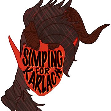 "Simping for Karlach" Essential T-Shirt for Sale by jeimsi | Redbubble