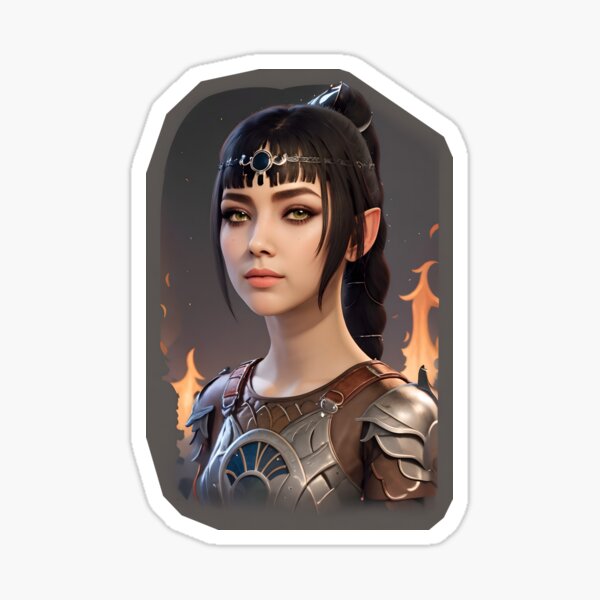 "Baldur's Gate 3: Shadowheart" Sticker for Sale by DarkCaldera | Redbubble