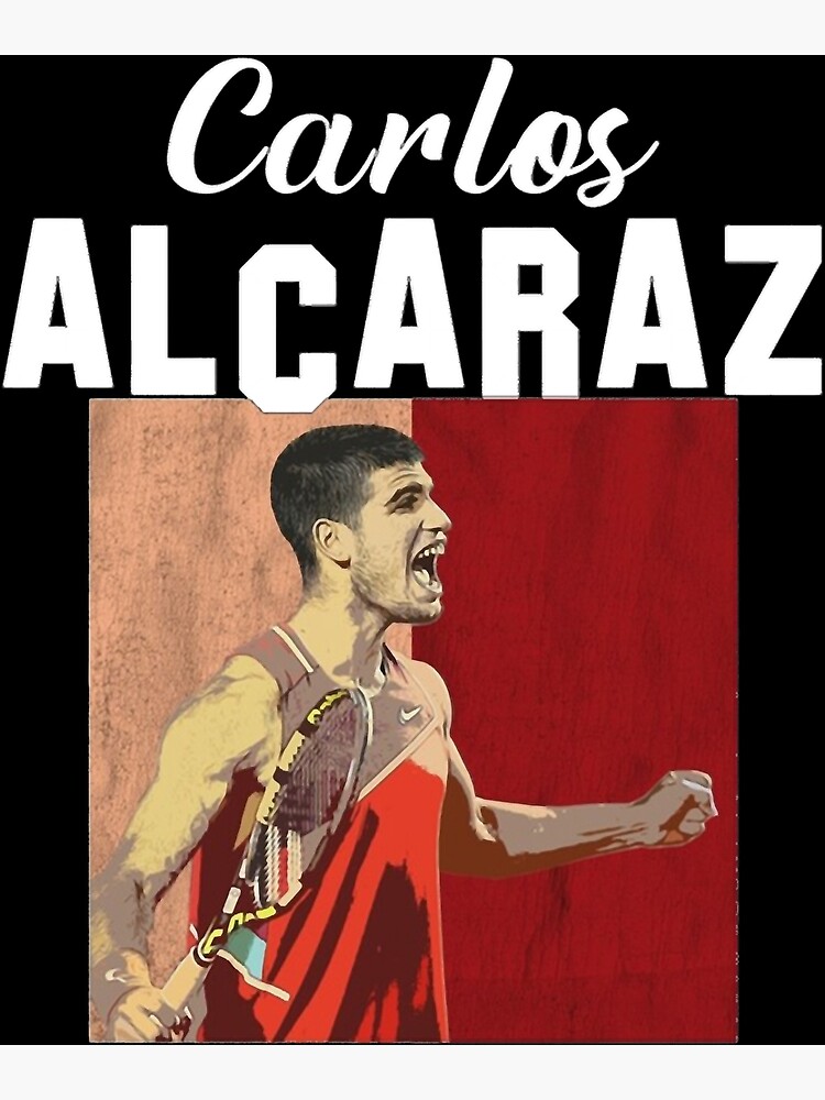 "Carlos Alcaraz a Carlos Alcaraz a Carlos Alcaraz " Photographic Print ...