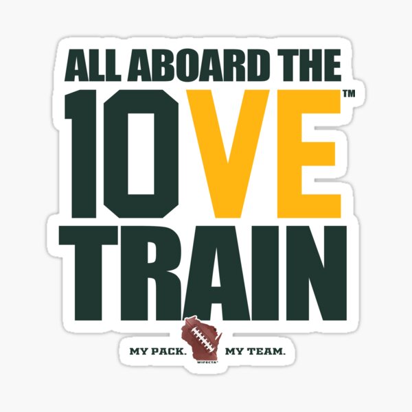"All Aboard the 10VE™ Train" Sticker for Sale by jungturx | Redbubble