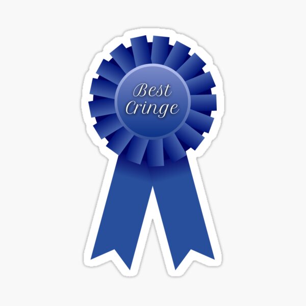 "Best Cringe" Sticker for Sale by lilboxofrandom | Redbubble