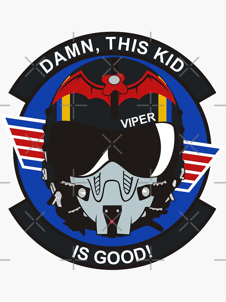 "Viper Helmet" Sticker for Sale by MBK13 | Redbubble