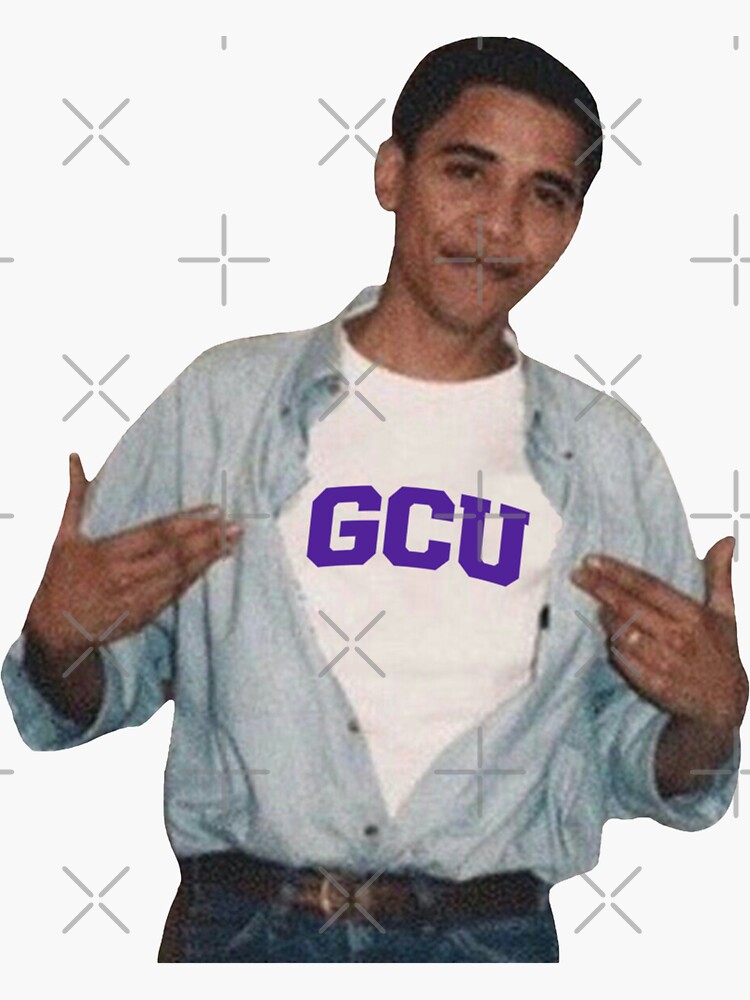"GCU - Obama " Sticker for Sale by CollegeCamp | Redbubble