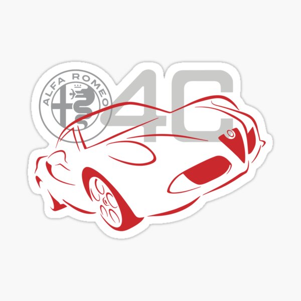 Alfa Romeo 4c Stickers | Redbubble