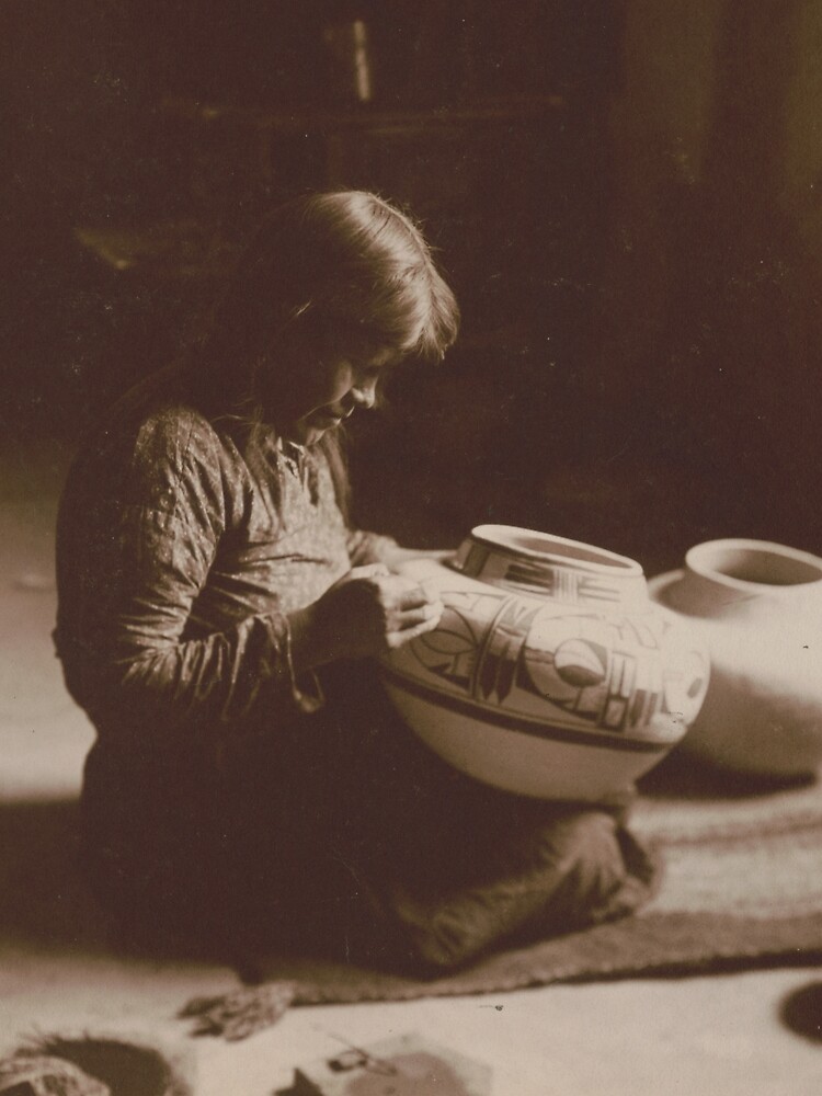 "Nampeyo Hopi Pottery Maker Photograph c1900" T-shirt for Sale by ...