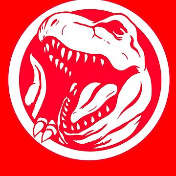"Mighty morphin Power Rangers Red Ranger Power coin red rex" Poster by ...