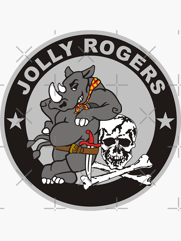 "F/A-18 Rhino VFA-103 Jolly Rogers" Sticker for Sale by MBK13 | Redbubble