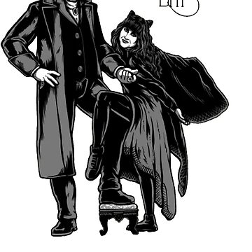 "laszlo and nadja bats" Sticker for Sale by KylerJaskolski | Redbubble