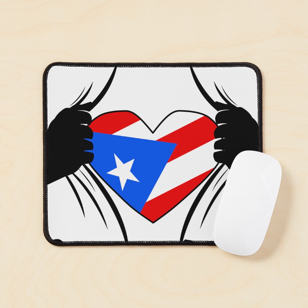 Lámina rígida for Sale con la obra «Mi Corazon esta en Puerto Rico ...