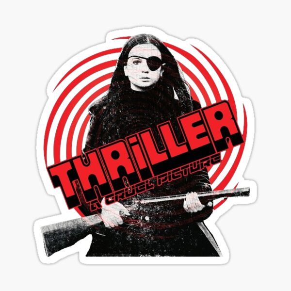 "Thriller A Cruel Picture Vintage" Sticker for Sale by Urifin | Redbubble