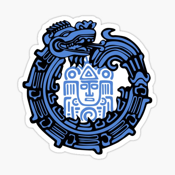 "Aztec Dragon and Warrior" Sticker for Sale by soulfulprintss8 | Redbubble