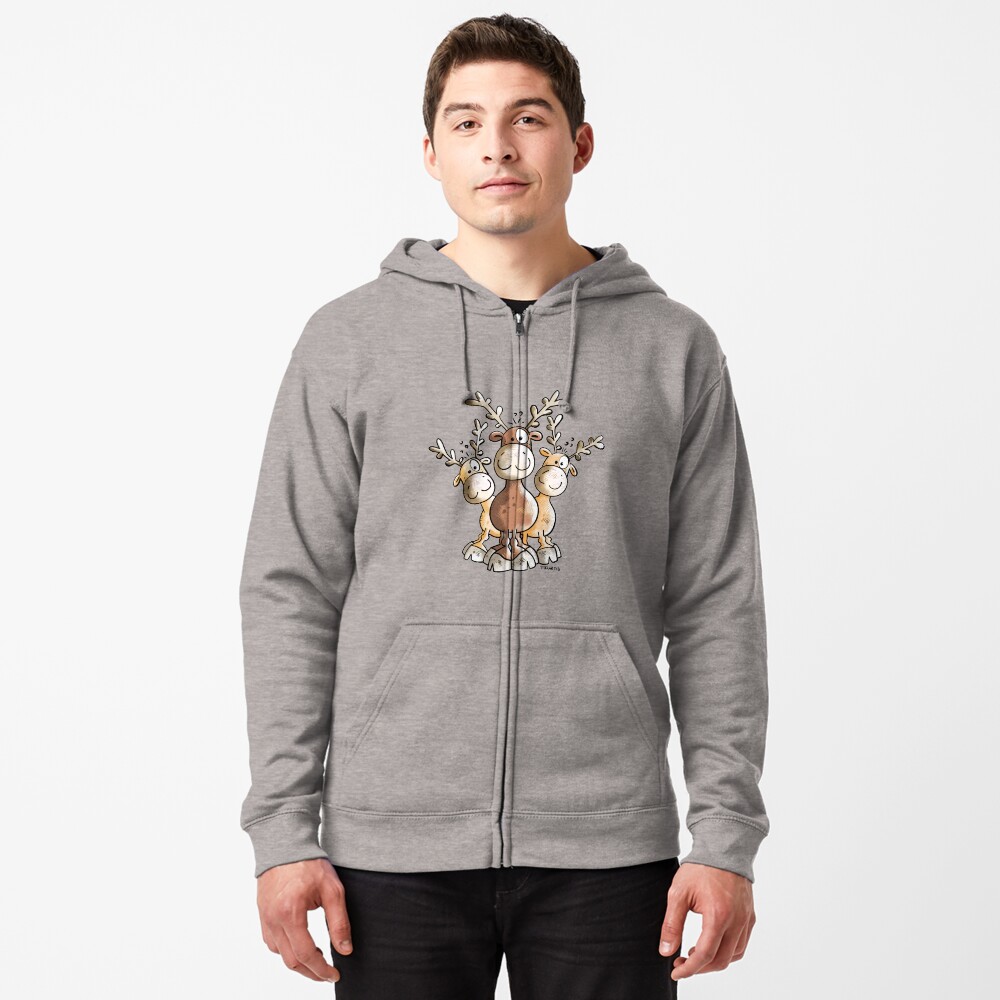 "Three Funny Reindeers" Art Print for Sale by modartis | Redbubble