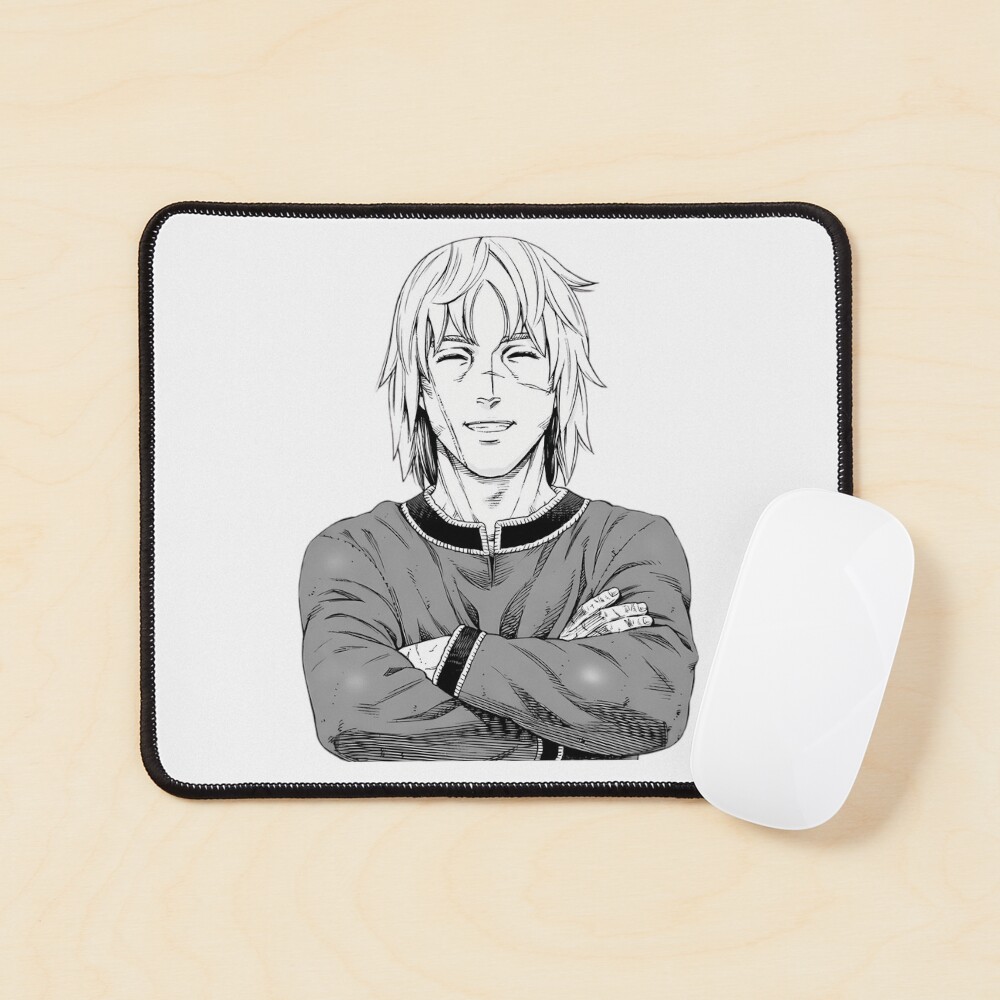 "Thorfinn Smiling Manga" Sticker for Sale by MeganBearMode | Redbubble