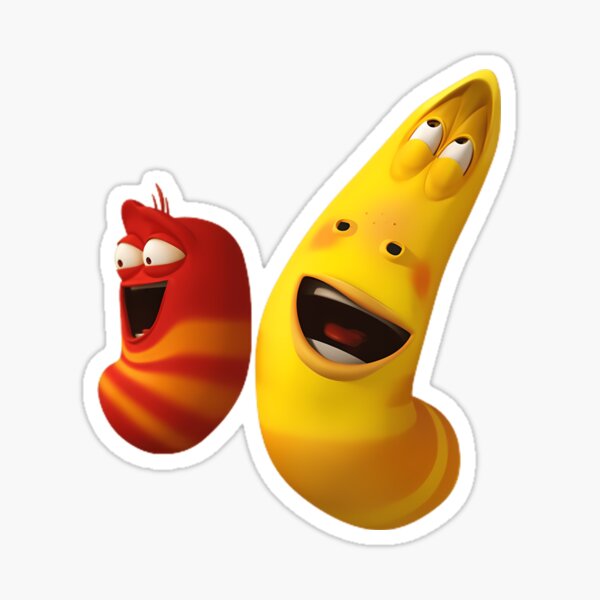 "Comic Show Larva" Sticker for Sale by Modejumpers | Redbubble