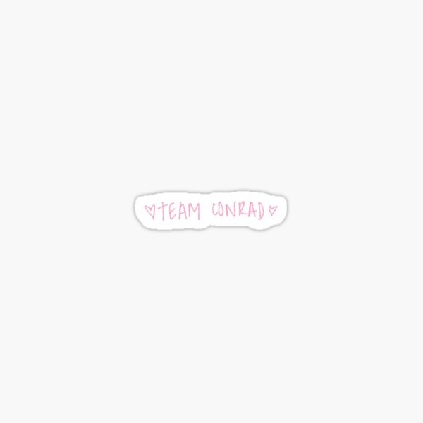 "Team Conrad TSITP Sticker" Sticker for Sale by ckcdesigns | Redbubble