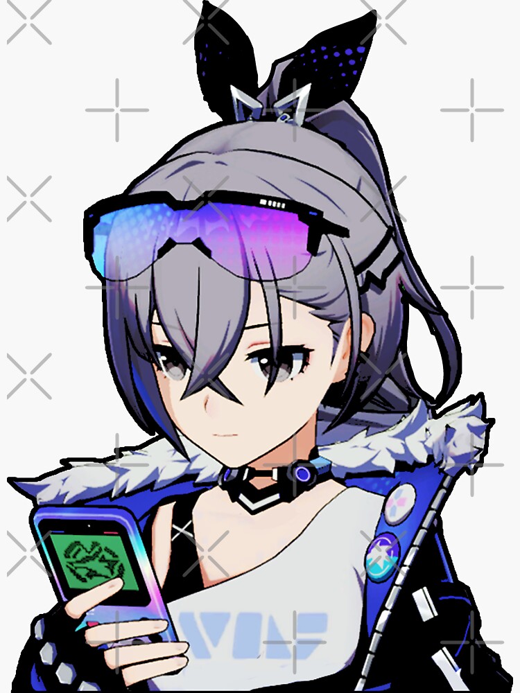 "honkai star rail silver wolf Sticker silver wolf star rail Decal ...