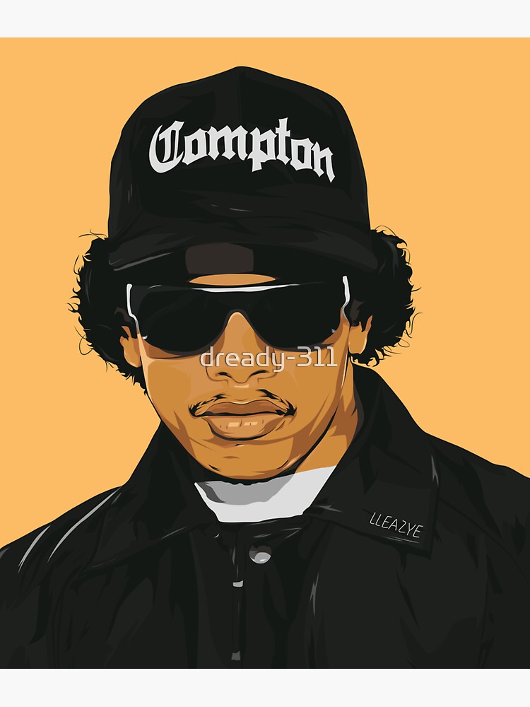 "Eazy-E" Sticker for Sale by dready-311 | Redbubble