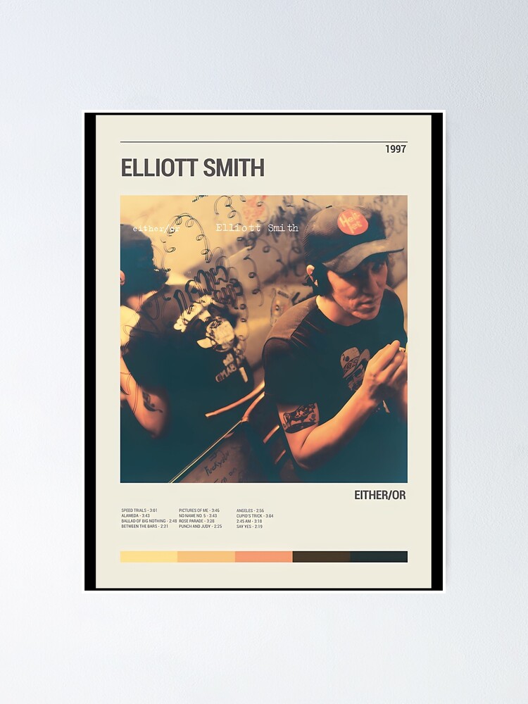 "Elliott Smith Either/Or the best album" Poster for Sale by ...
