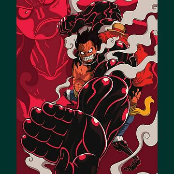 "Monkey D Luffy Gear 4" Sticker for Sale by HanahBeck | Redbubble