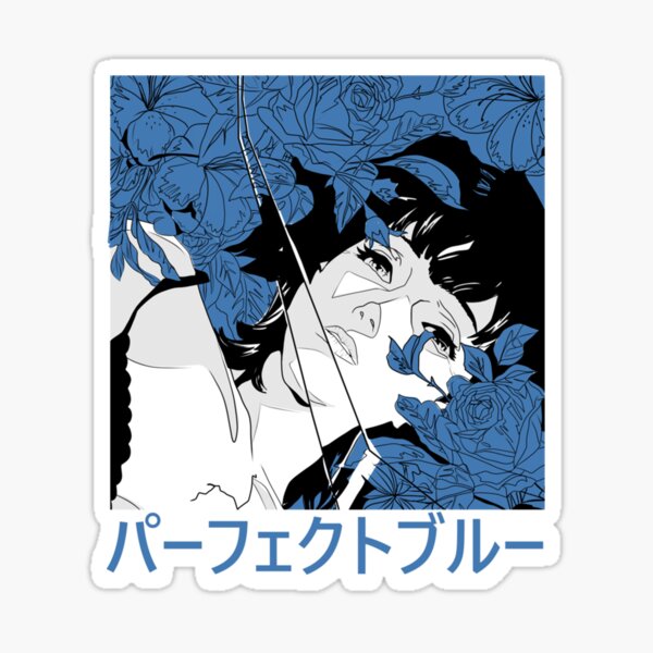 "PERFECT BLUE" Sticker for Sale by RobinGiles66 | Redbubble