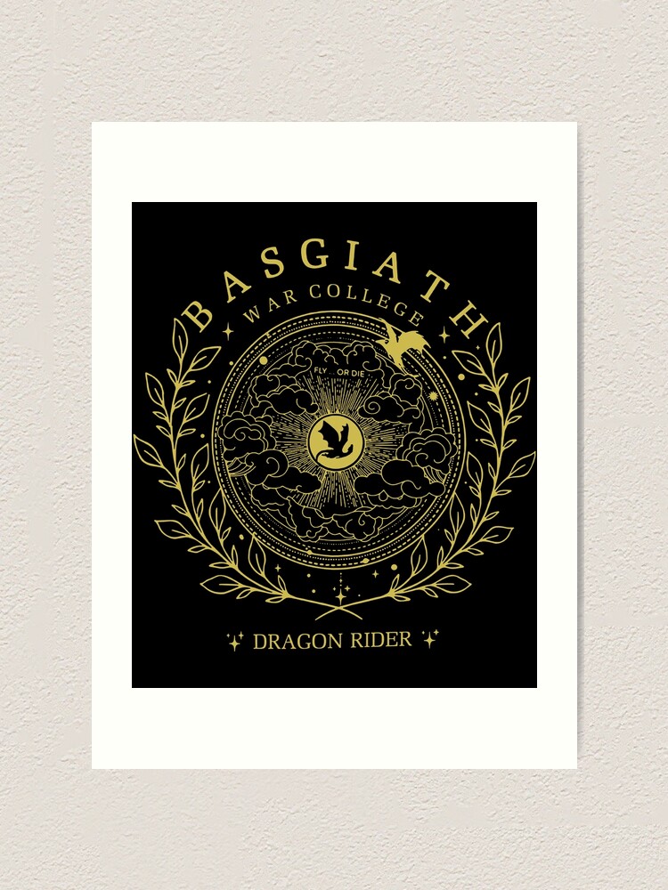 "Basgiath War College Fourth Wing Dragon Rider Fantasy Book Lover Gifts ...