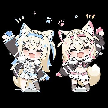 "FUWAMOCO - HoloAdvent " Sticker for Sale by Svendaa | Redbubble