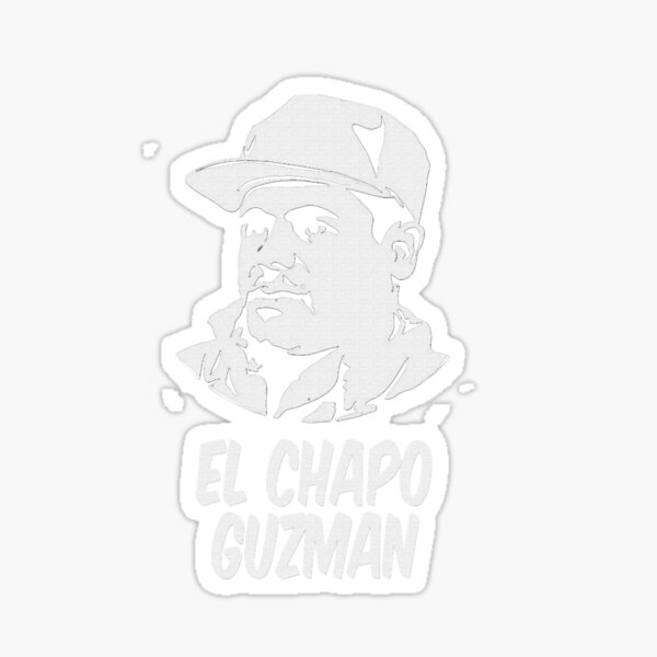 "El Chapo Guzman - Mexican Sinaloa Boss" Sticker for Sale by MissMerric ...