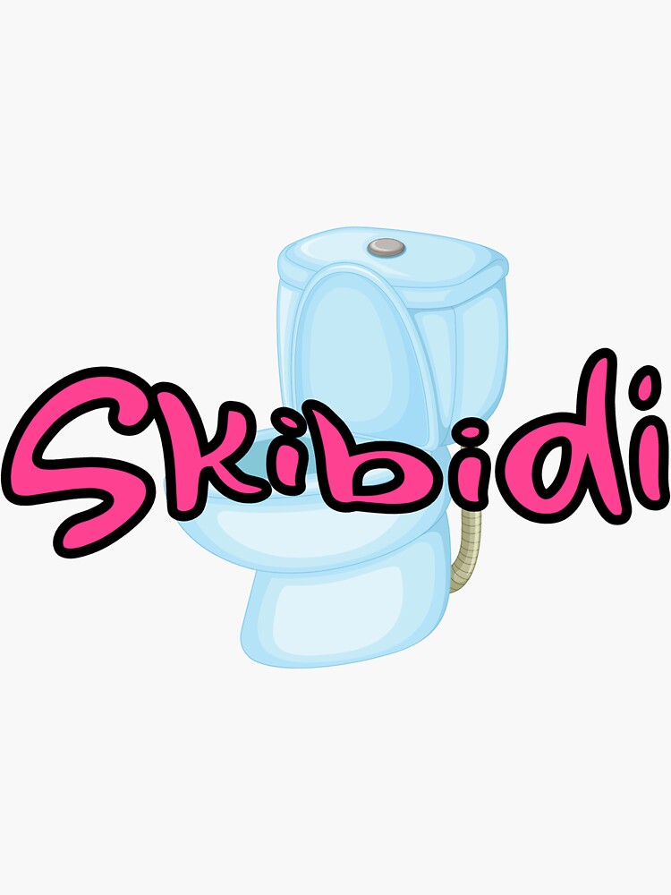 "Skibidi Toilet" Sticker for Sale by PunnyPalette | Redbubble