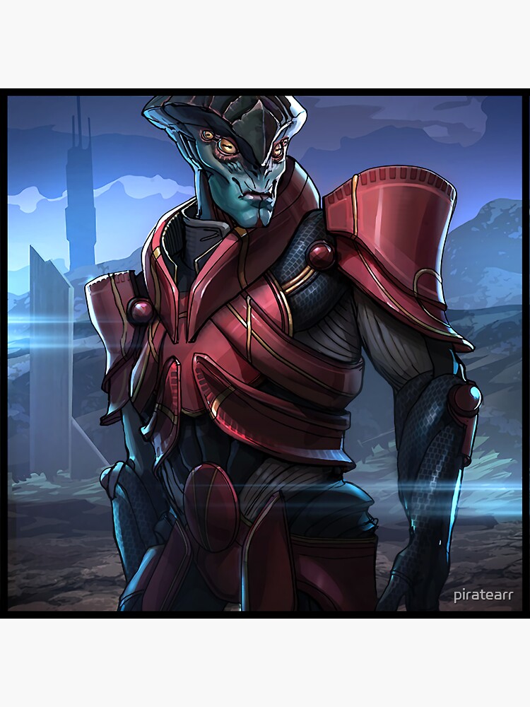 "Javik" Sticker for Sale by piratearr | Redbubble