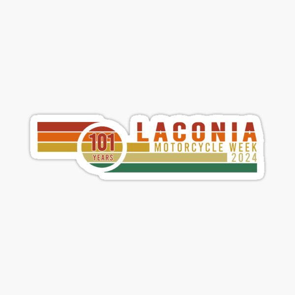 "Laconia 2024" Sticker for Sale by DisenyosDeMike | Redbubble