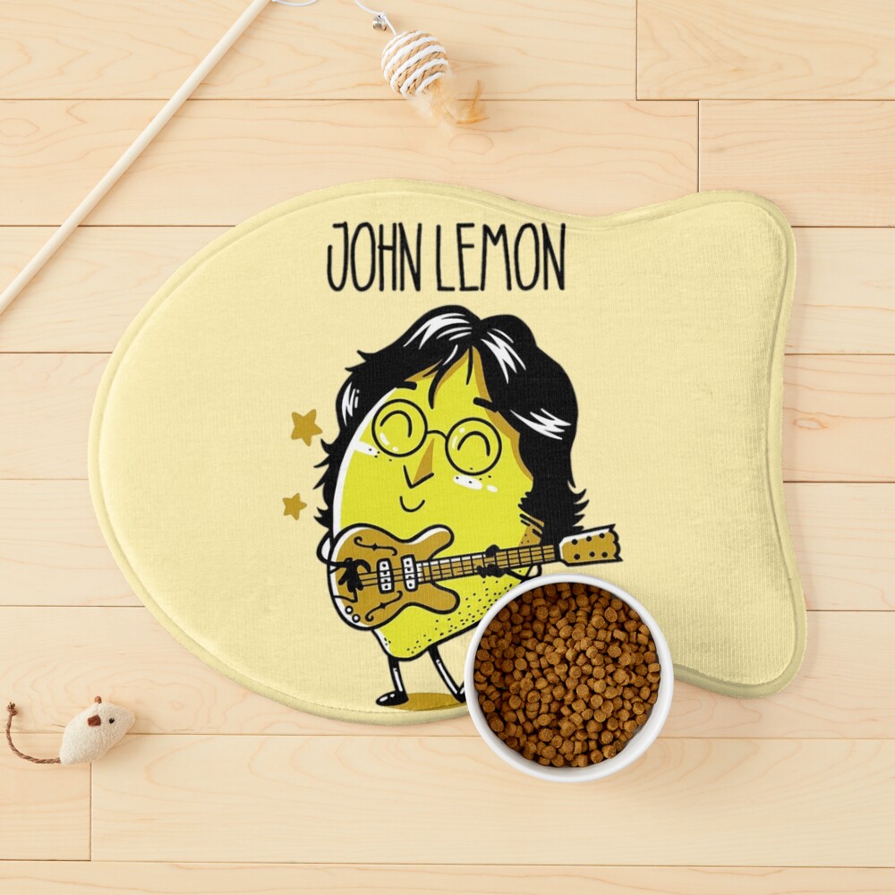 "John lemon guitar funny illustration" Sticker for Sale by Sovik ...
