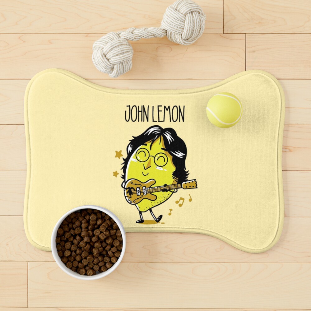 "John lemon guitar funny illustration" Sticker for Sale by Sovik ...