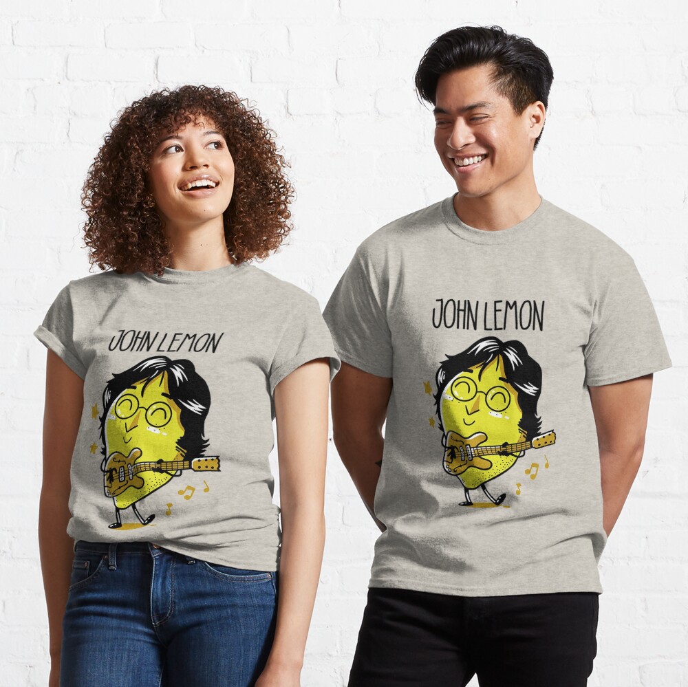"John lemon guitar funny illustration" Sticker for Sale by Sovik ...